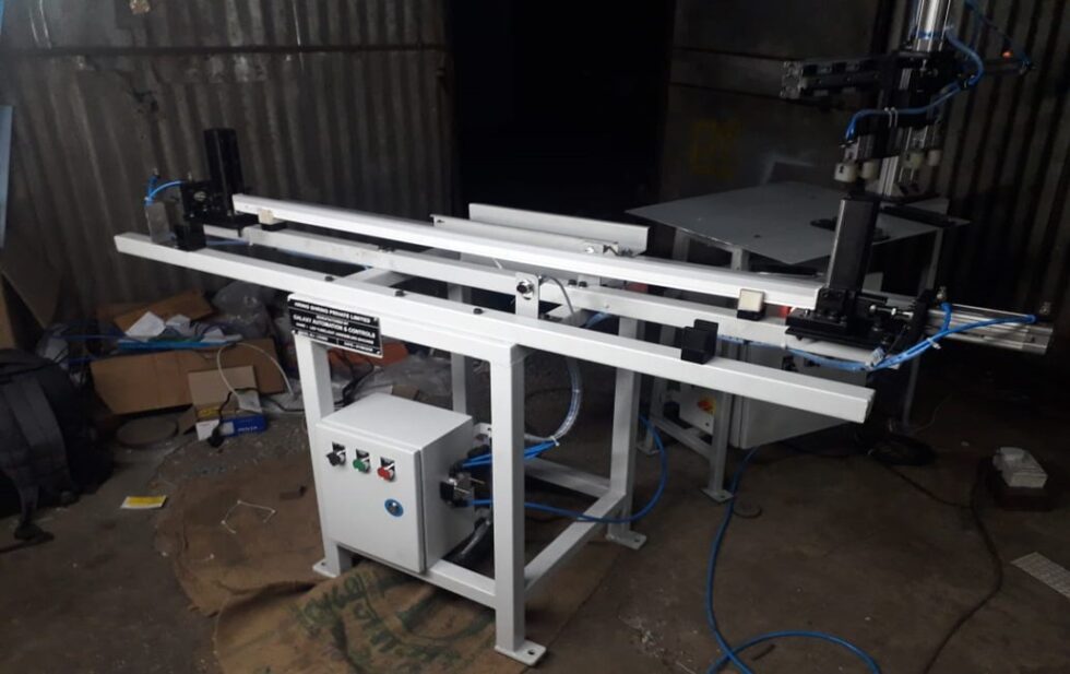 Semi-Automatic LED Tube End Cap Assembly - Galaxy Automation and Controls